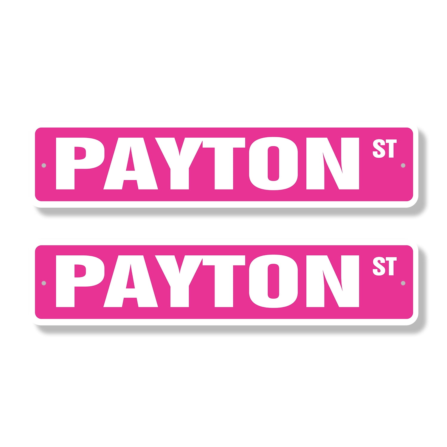 PAYTON Classic Street Sign (2 Pack) Childrens Name Room Sign Road Sign ...