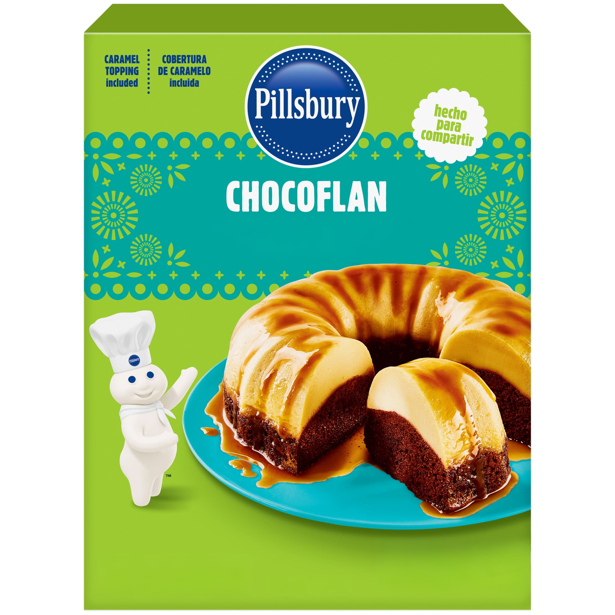 Pillsbury Chocoflan Cake Mix, 16 oz Box - Walmart.com