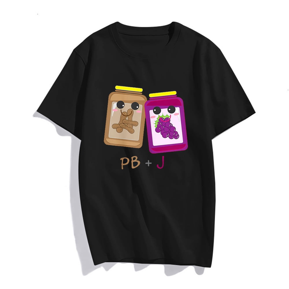 PB+J Cute Peanut Butter & Jelly Matching Costume Set T-Shirts - Walmart.com