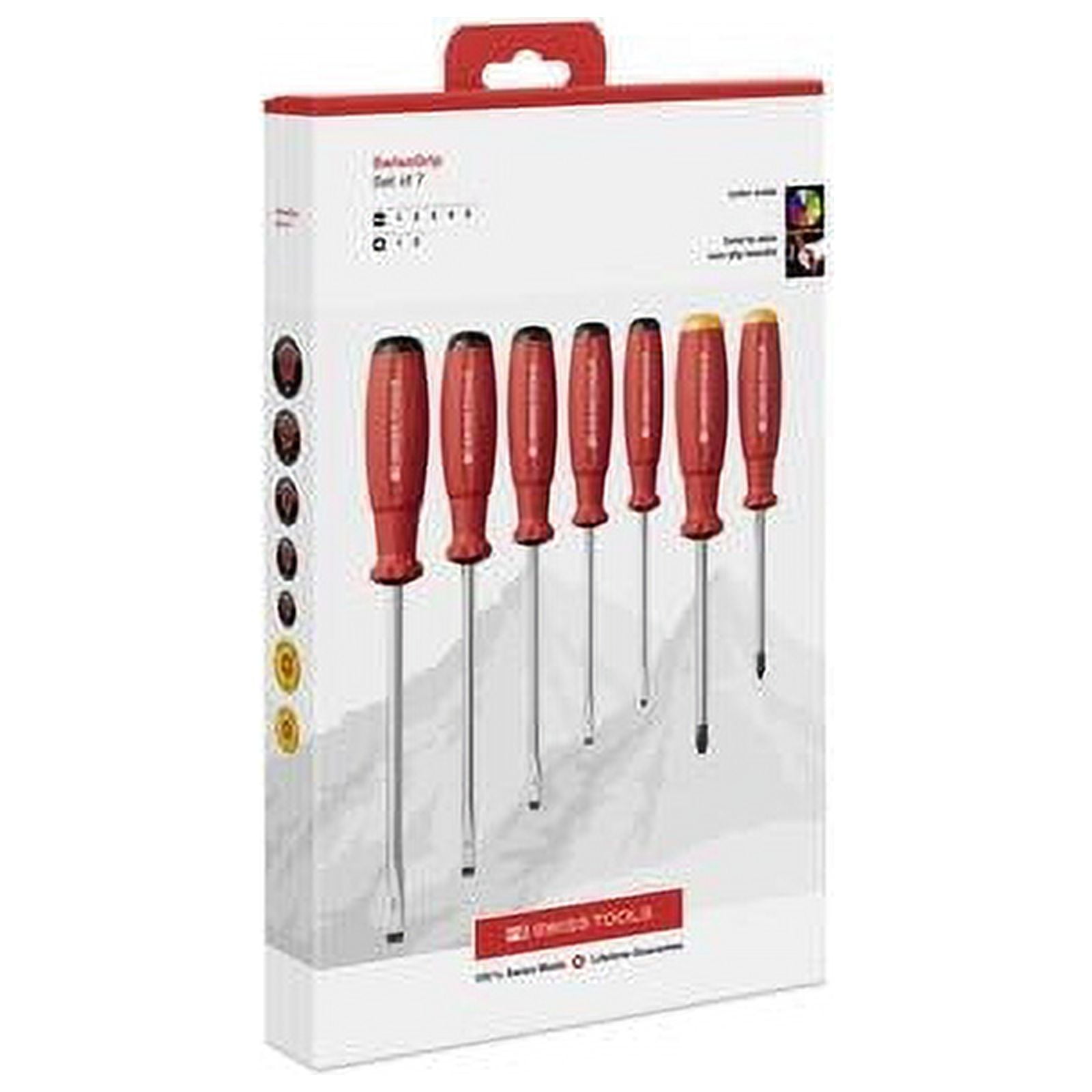PB Swiss Tools PB 8250.CBB SwissGrip screwdriver set in a high-quality - Walmart.com