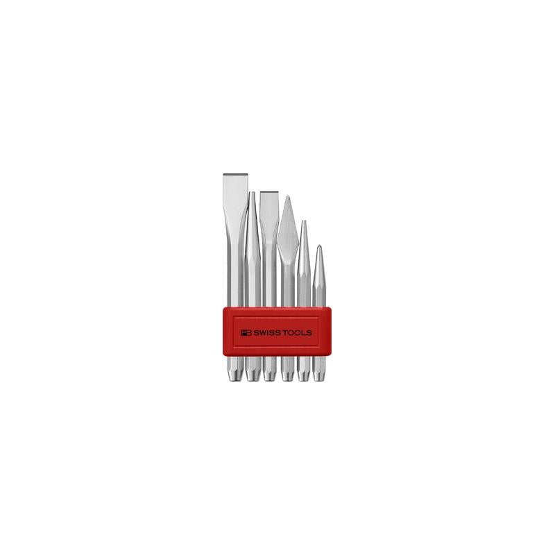 PB Swiss Tools PB 855.B CN Flat And Cross-Cut Chisel Set 6 Pieces ...