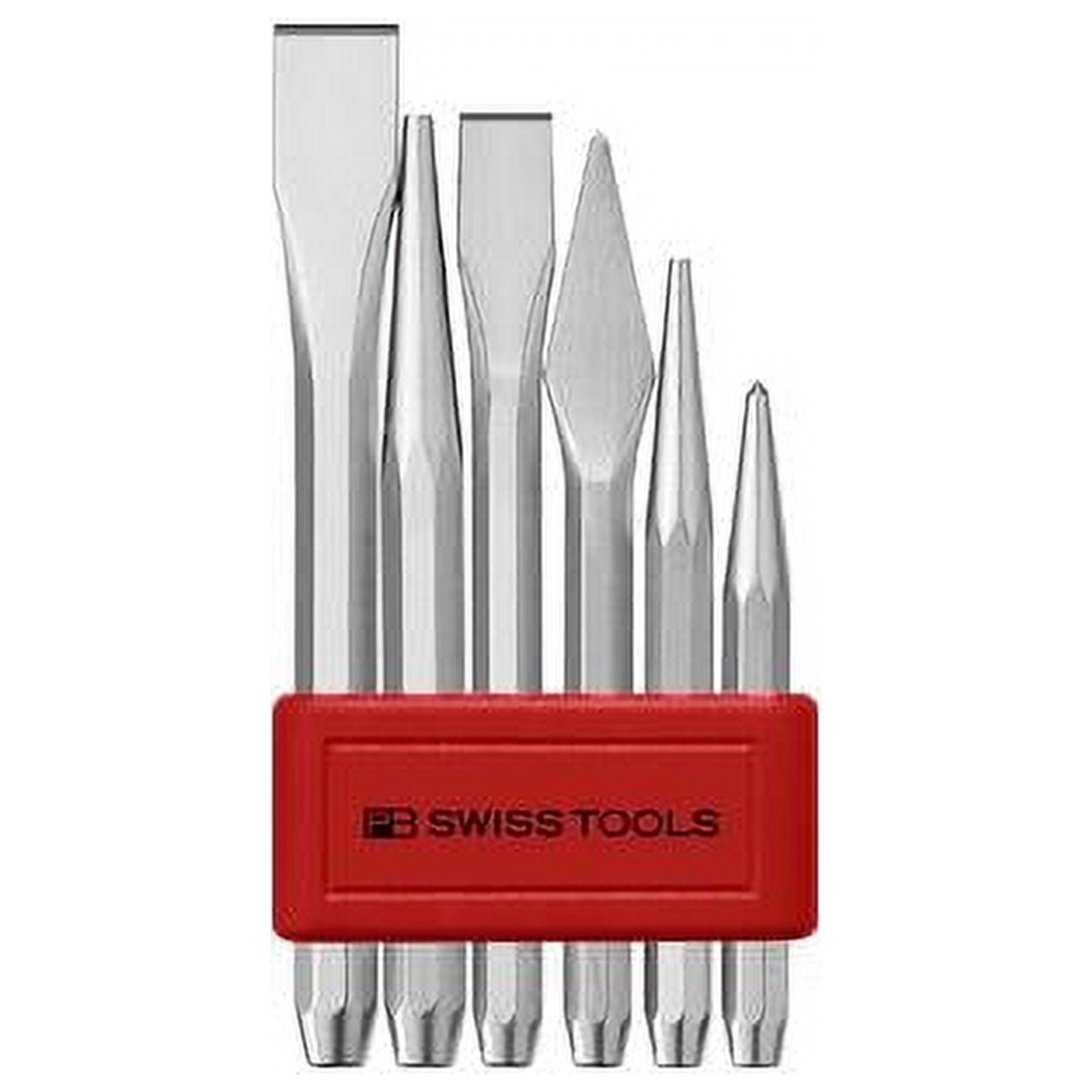 PB Swiss Tools PB 855.B CN Flat And Cross-Cut Chisel Set 6 Pieces ...