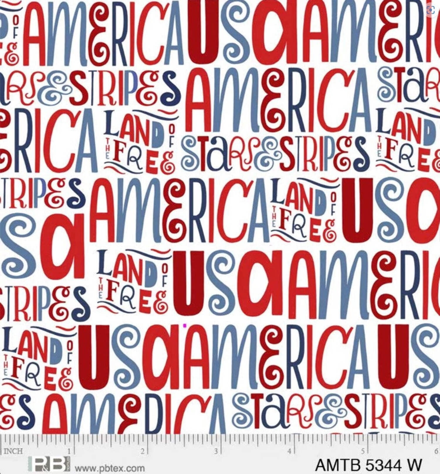PB Textiles America the Beautiful Patriotic Americana Fourth of July ...