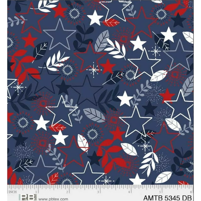 PB Textiles America the Beautiful Patriotic Americana Fourth of July 4th By the Yard - Walmart.com