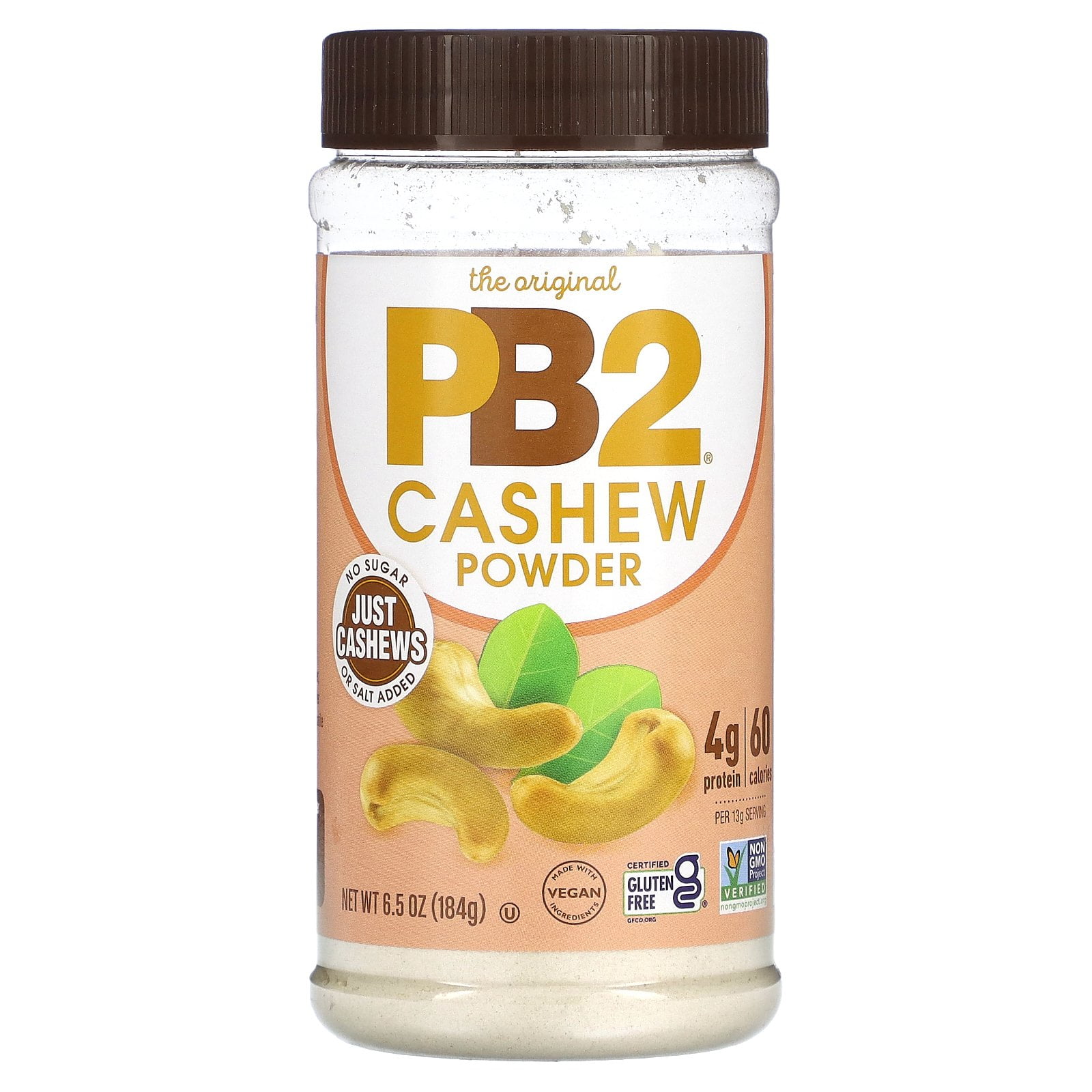 PB2 Foods The Original PB2, Cashew Powder, 6.5 oz (184 g) - Walmart.com