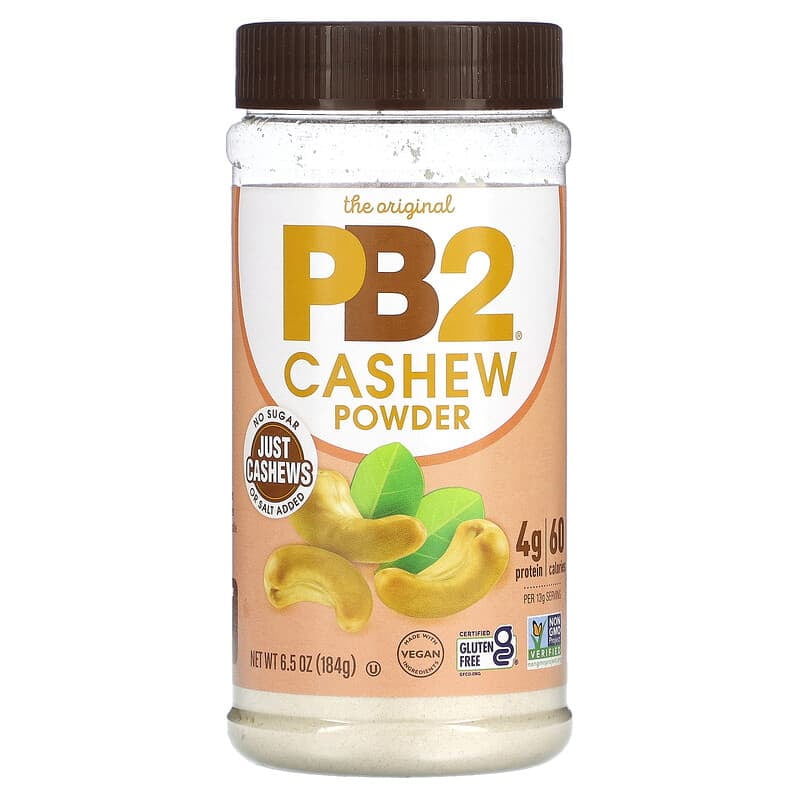 PB2 Foods, The Original PB2, Cashew Powder, 6.5 oz Pack of 3 - Walmart.com