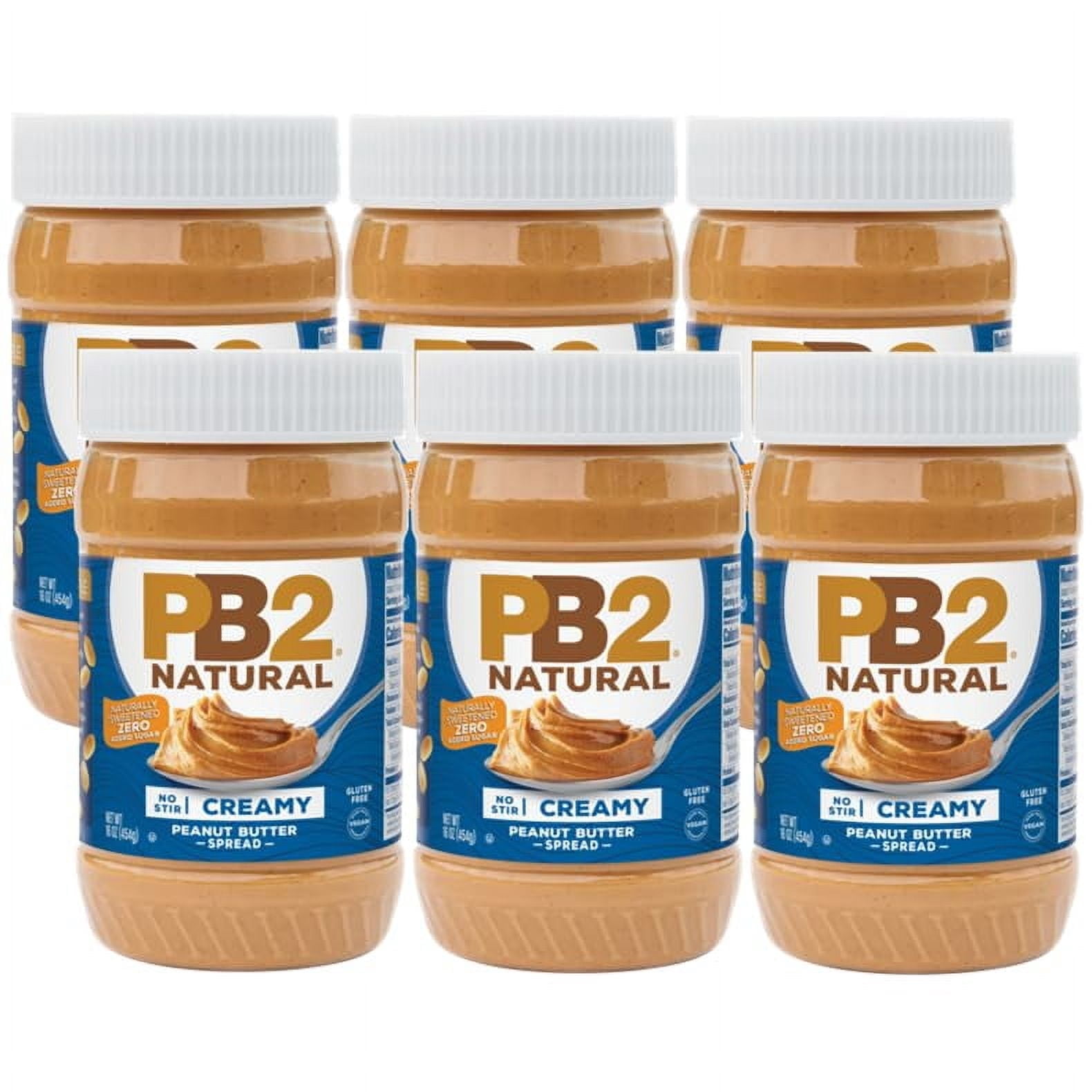 PB2 Natural Creamy Peanut Butter | All Natural Peanut Butter Spread ...