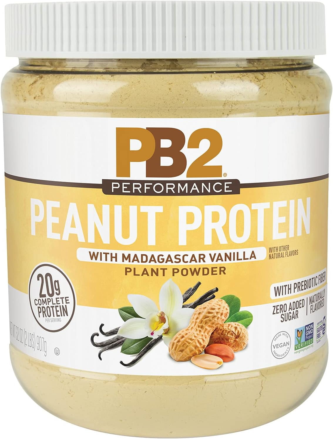PB2 Performance Peanut Protein Powder with Madagascar Vanilla – [2 lb ...