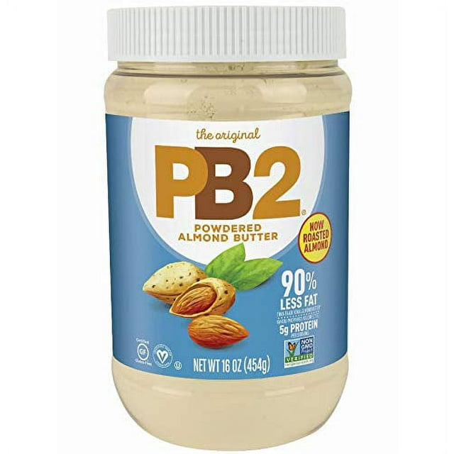 PB2 Low-Fat Roasted Almond Butter Powder, 16oz, Keto Friendly, Low Carb ...
