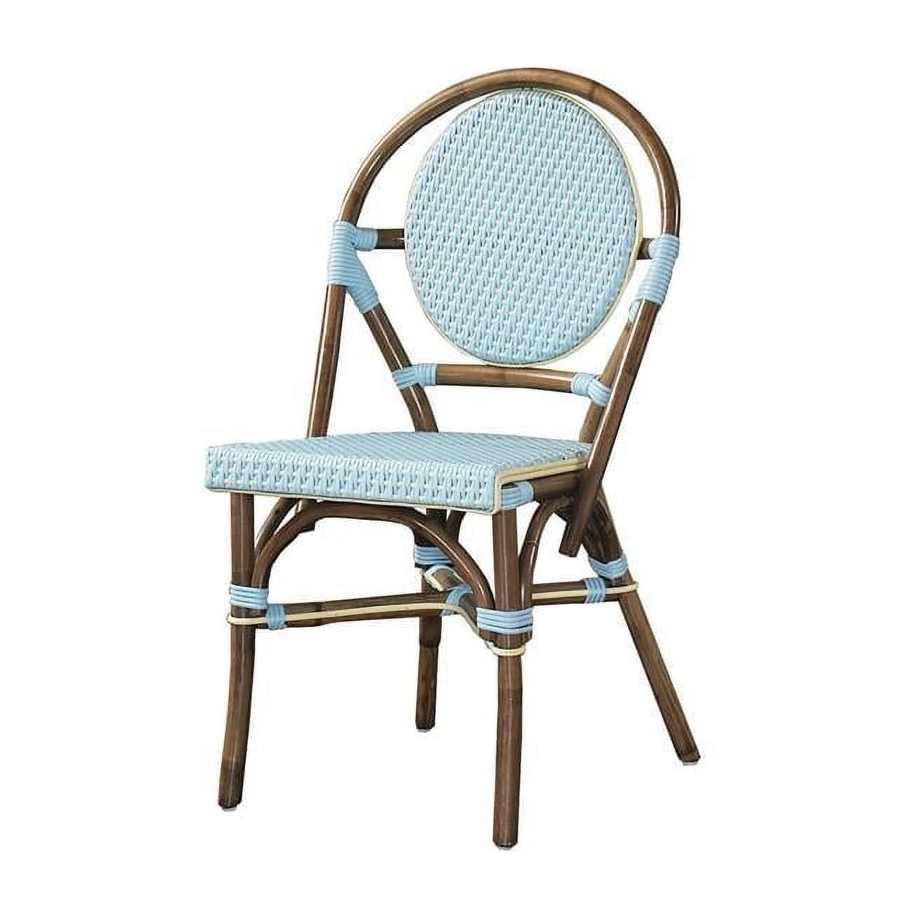 PBA12-BLU-S-2 Paris Bistro Chair - Blue- Set of 2 - Walmart.com