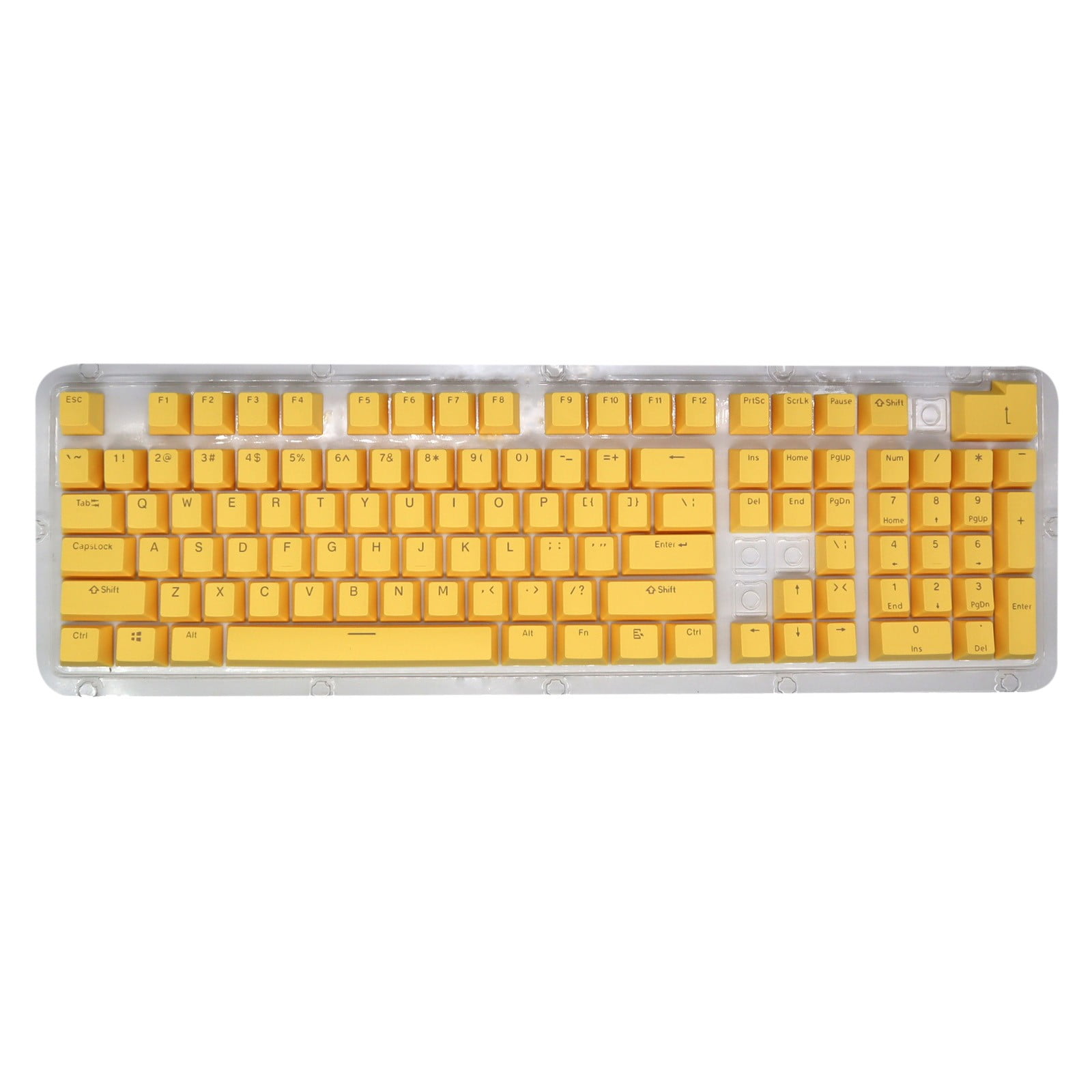 PBAZIH 104 Keys Colorful Backlit Gaming Keycap Set for Mechanical ...