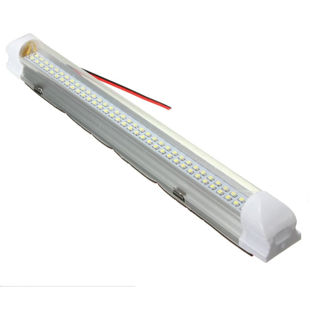 PBAZIH 12V 72 LED Car Interior White Strip Lights, Van and Caravan Bar ...