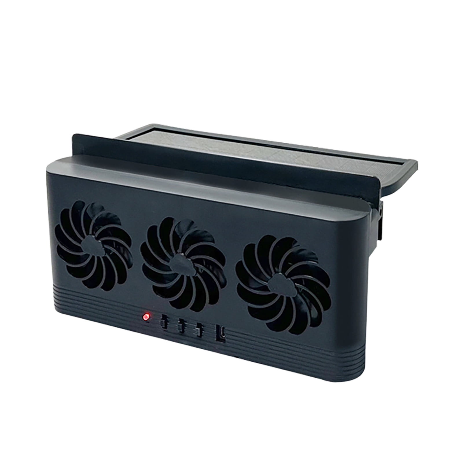 PBAZIH Car Exhaust Fan Solar Powered Car Ventilator with Radiator ...