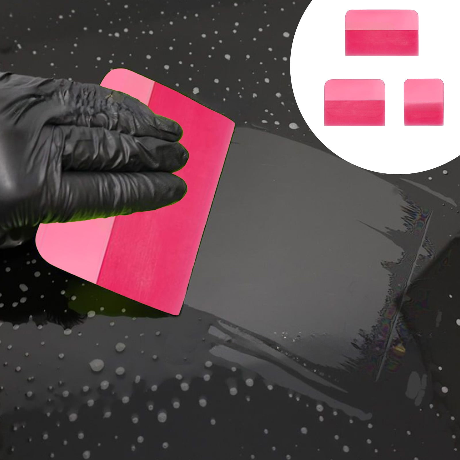 PBAZIH Car Film Scraper & Invisible Car Clothes Scraper Tool, Cow ...