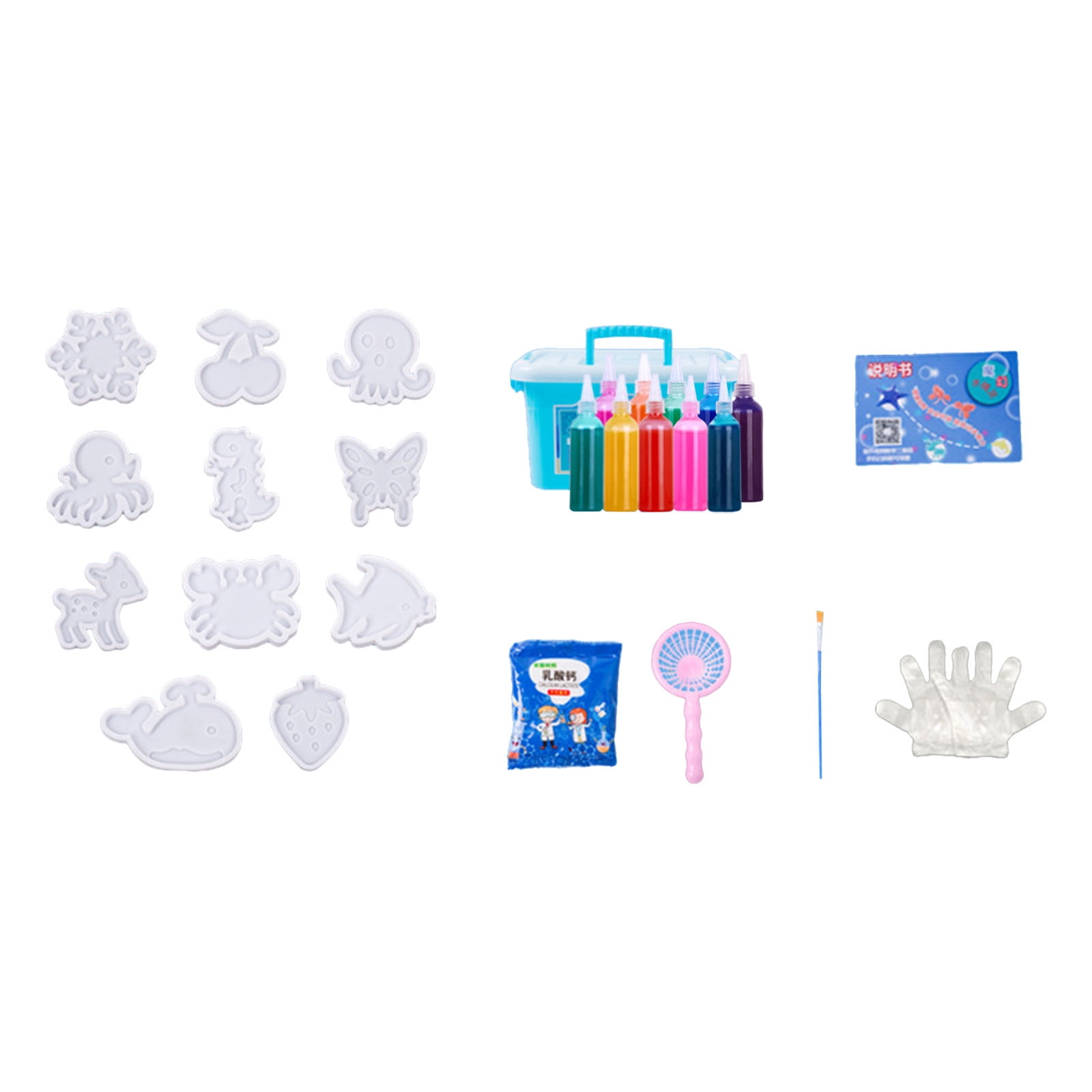 PBAZIH Color-Changing Water Gel Toy Kit, 240ml Water Kit for Kids ...