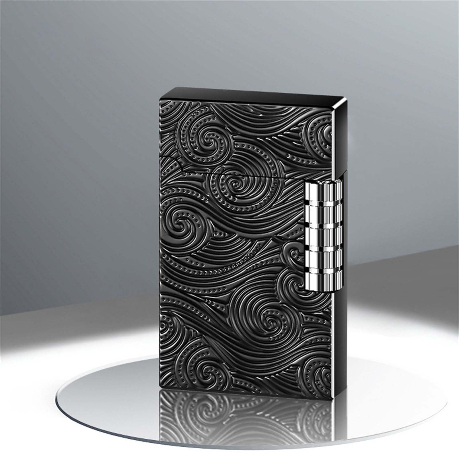 PBAZIH Crater Clear Light Windproof Refillable Flame Lighter with ...