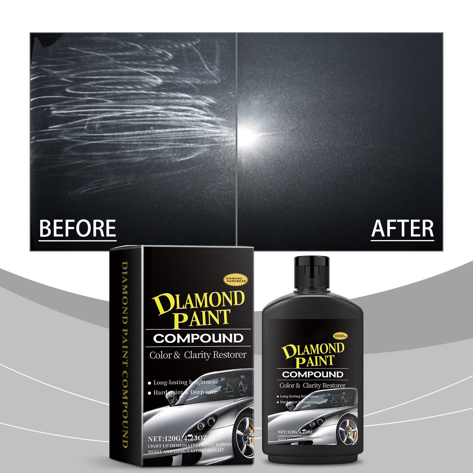 PBAZIH Diamond Paint Compound Polishing Care Agent - Car Body Polishing ...