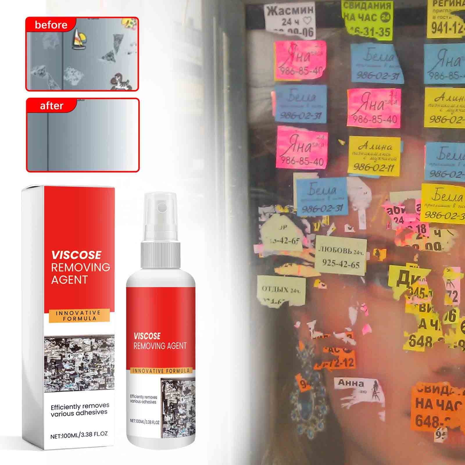 PBAZIH Multi-Purpose Adhesive Remover Spray, 100ml, Easy Car Sticker ...