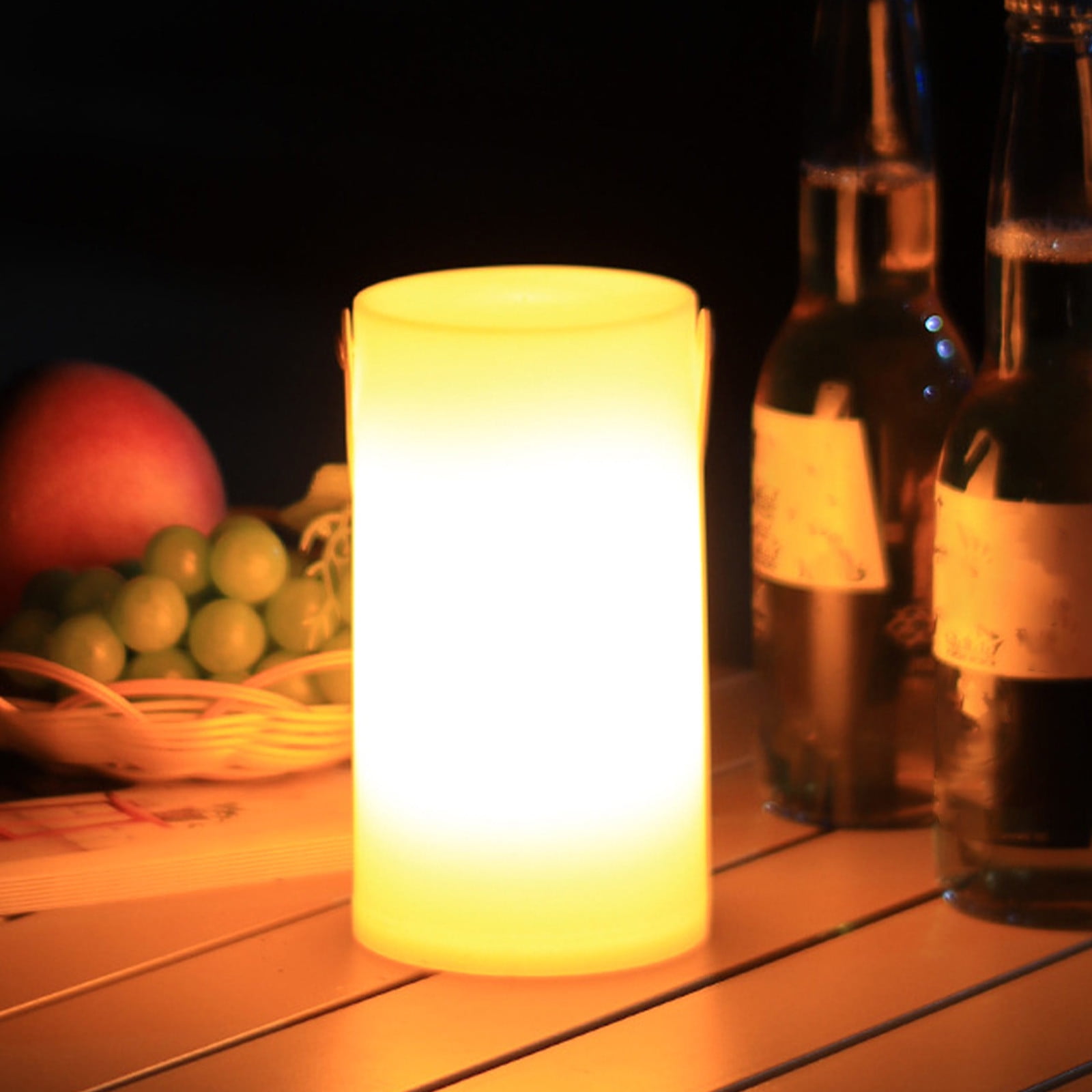 PBAZIH Rechargeable LED Camping Light, 3 Light Colors, Portable Table ...