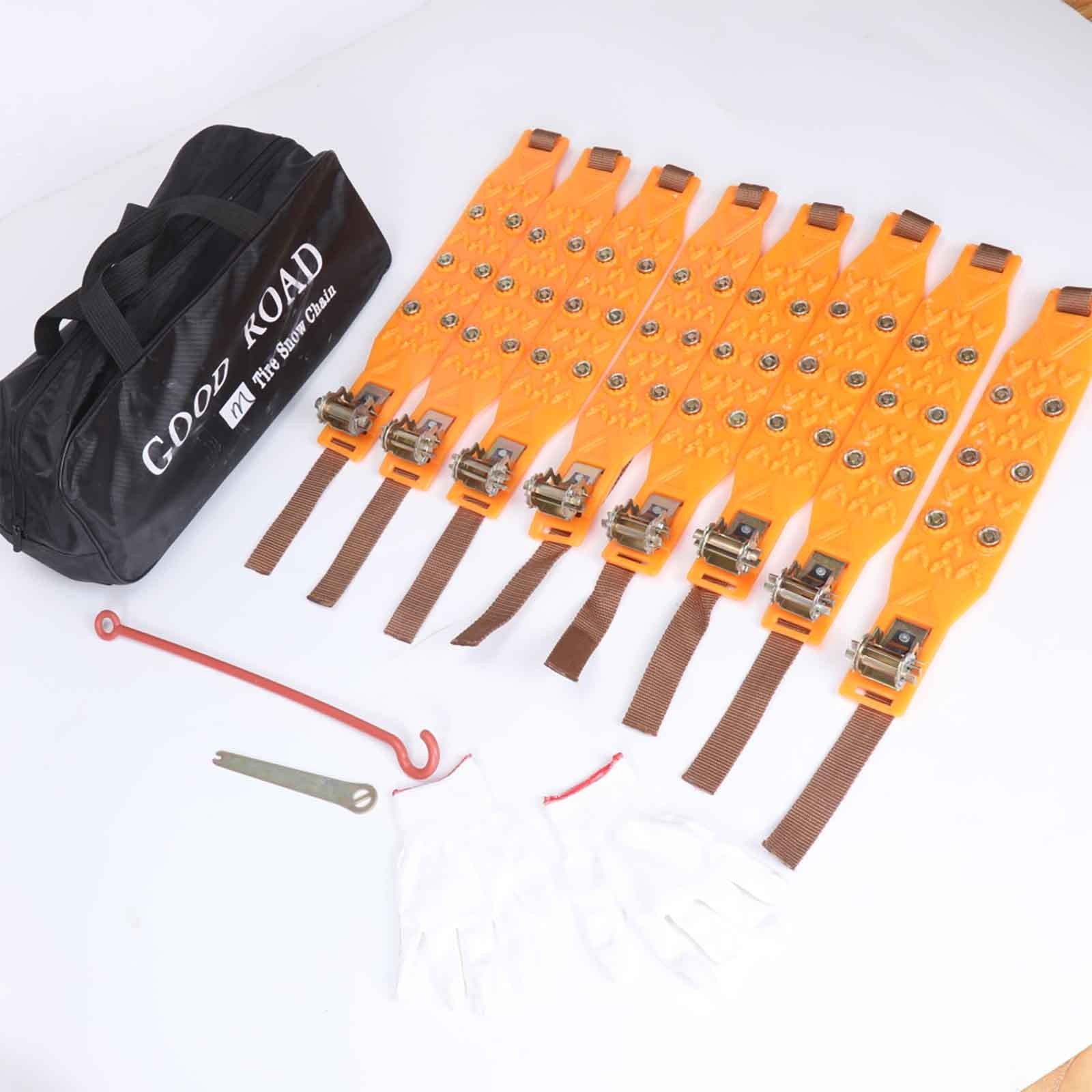 PBAZIH Reusable Snow Chains for Cars, Emergency Universal Slip Tire ...