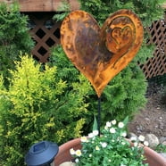 Garden Potting Decorated With Wrought Iron Spoons - Walmart.com