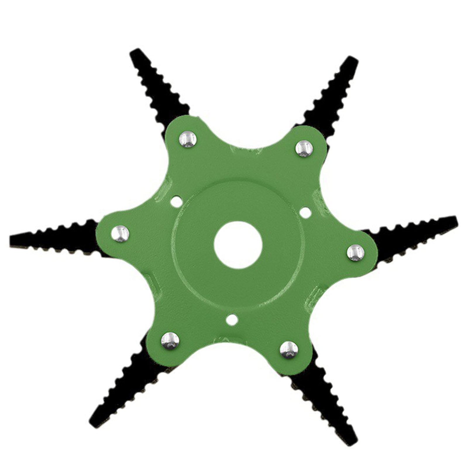 PBAZIH Six-Leaf Serrated Blade Mower Head for Heavy-Duty Cutting ...