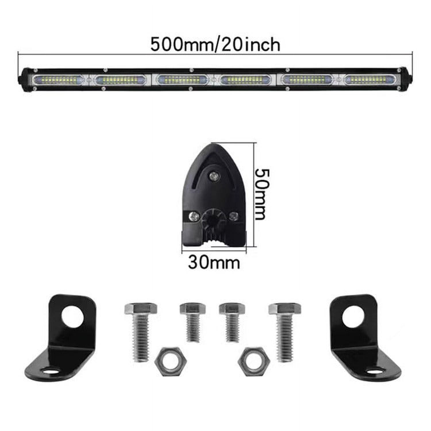 PBAZIH Slim LED Light Bar for Car Grill, 7/13/19 Inch, 60W/120W/180W ...