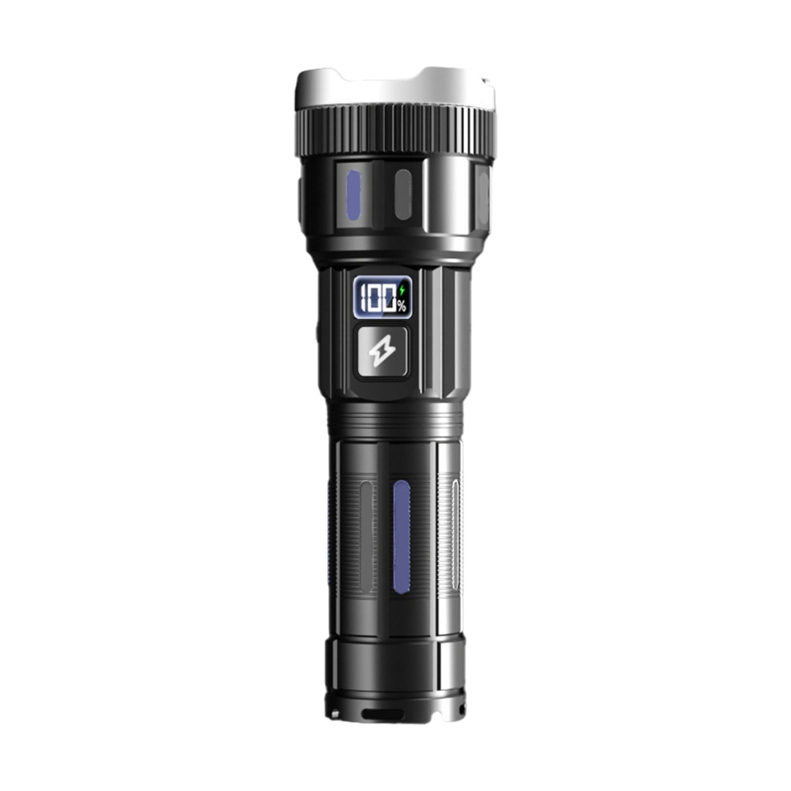 PBAZIH Telescopic Focusing Flashlight, High-Power Five Lights, Outdoor ...
