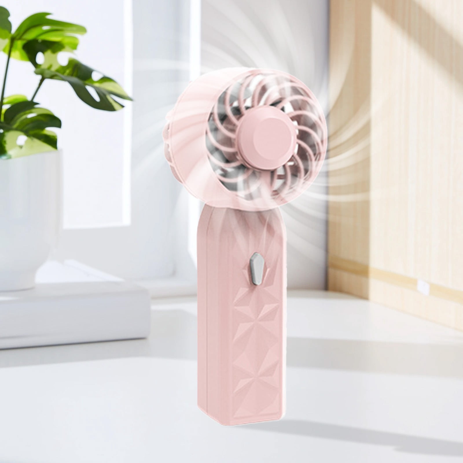 PBAZIH USB Turbo Handheld Fan, Rechargeable, Silent Operation, High ...