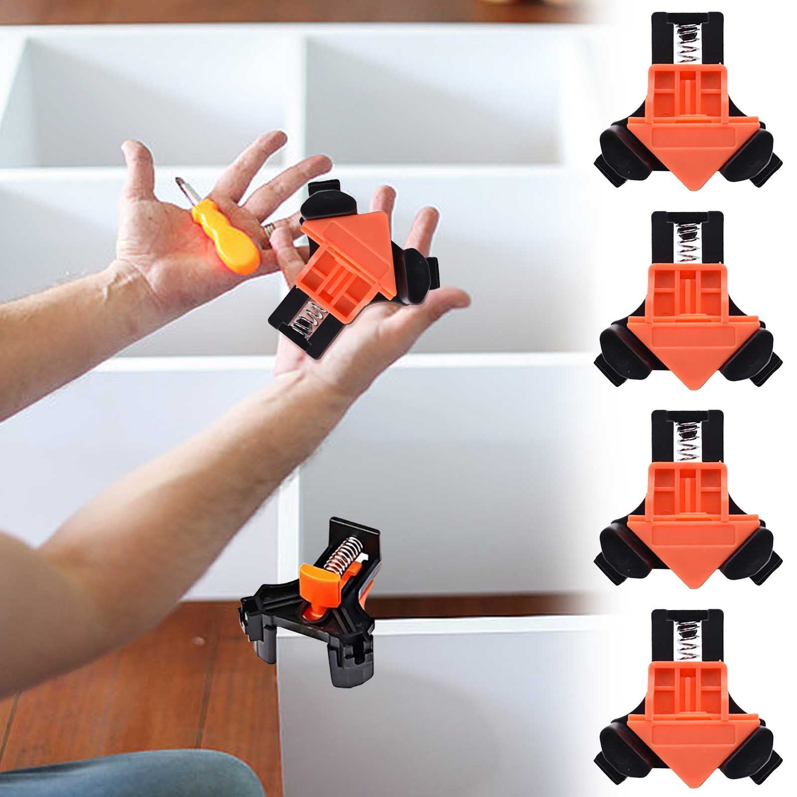 PBAZIH Woodworking Right Angle Clamp 90 Degree Photo Frame Clamp, 4 ...