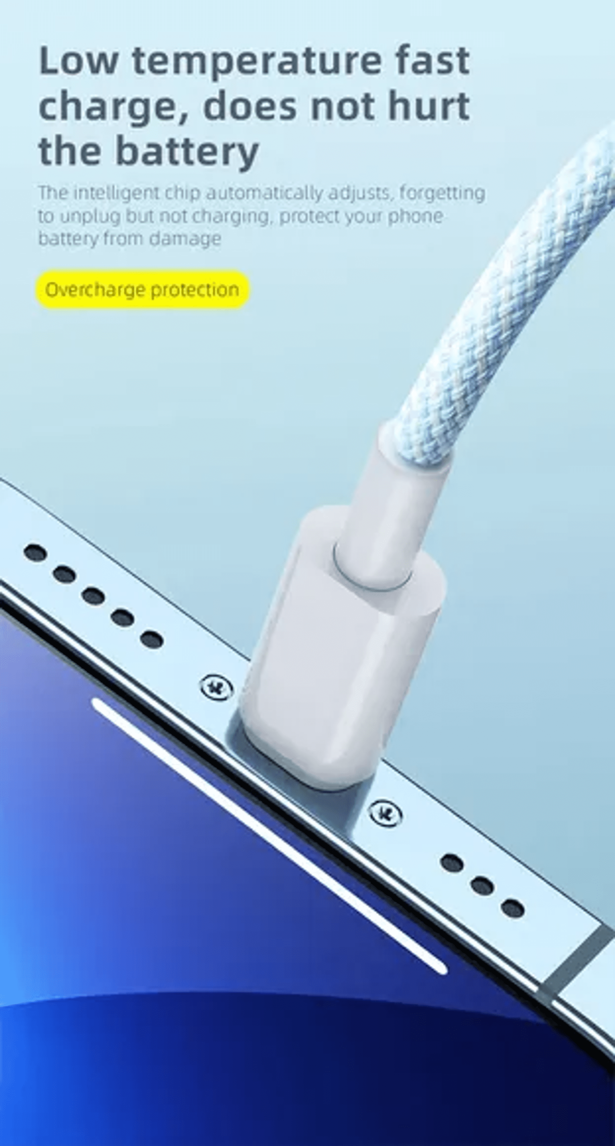 PBG Macaron USB-C TO C Cable's 3 (PD Type C to 8 Pin)[ Blue ] - Walmart.com