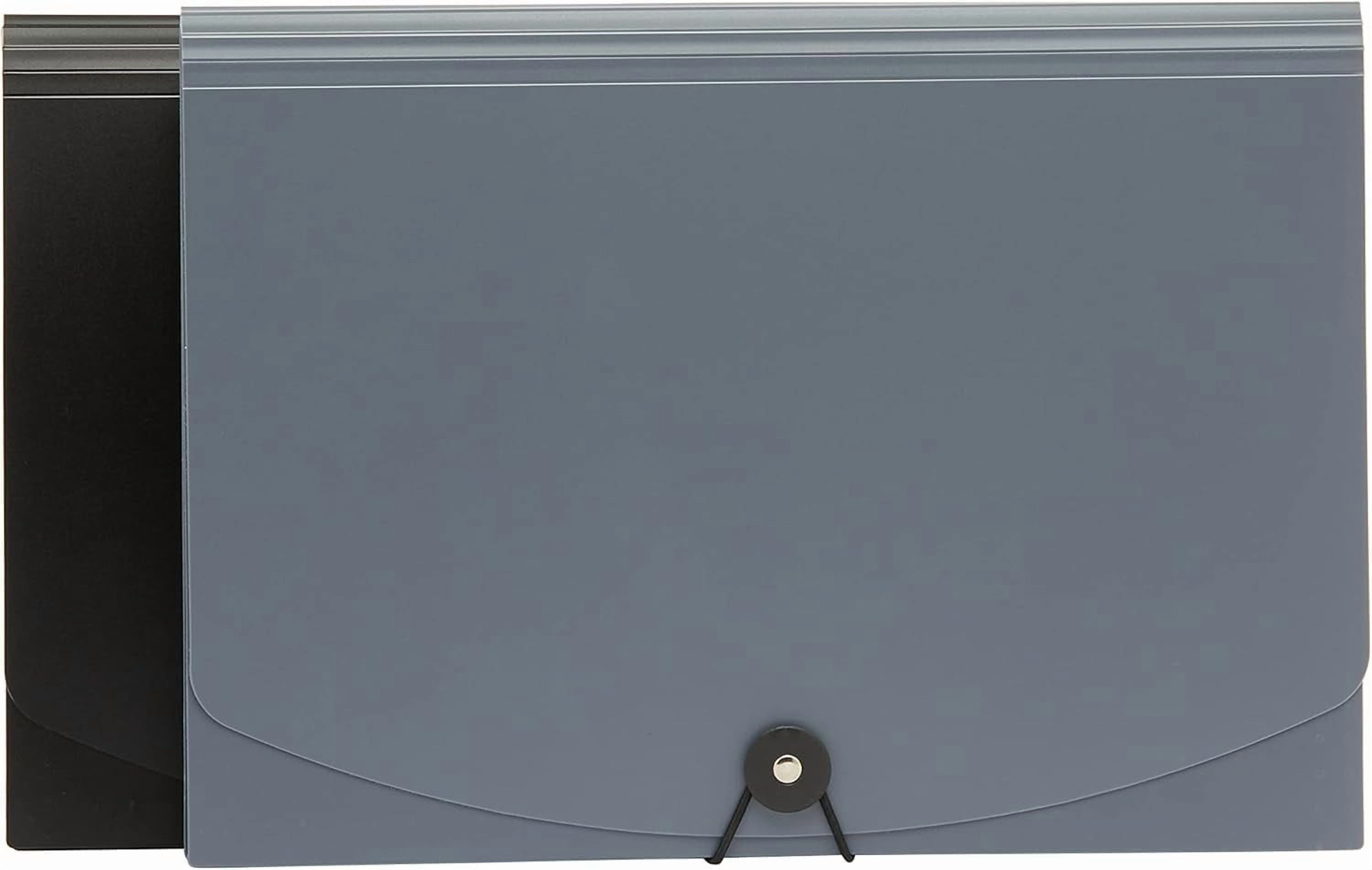 PBH-2556 Expanding File, Letter Size, 12-Pack, Black & Gray - Walmart.com