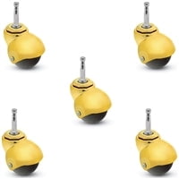 PBH20302MB-3ED-5 | Set of 5 | 2" Spherical Ball Caster - Grip Neck Stem ...