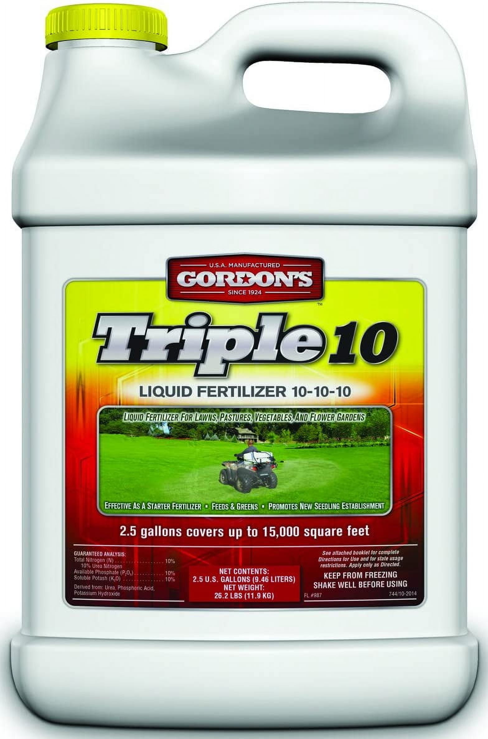 PBI GORDON 7441122 2.5 Gallon GDN Fertilizer - Walmart.com