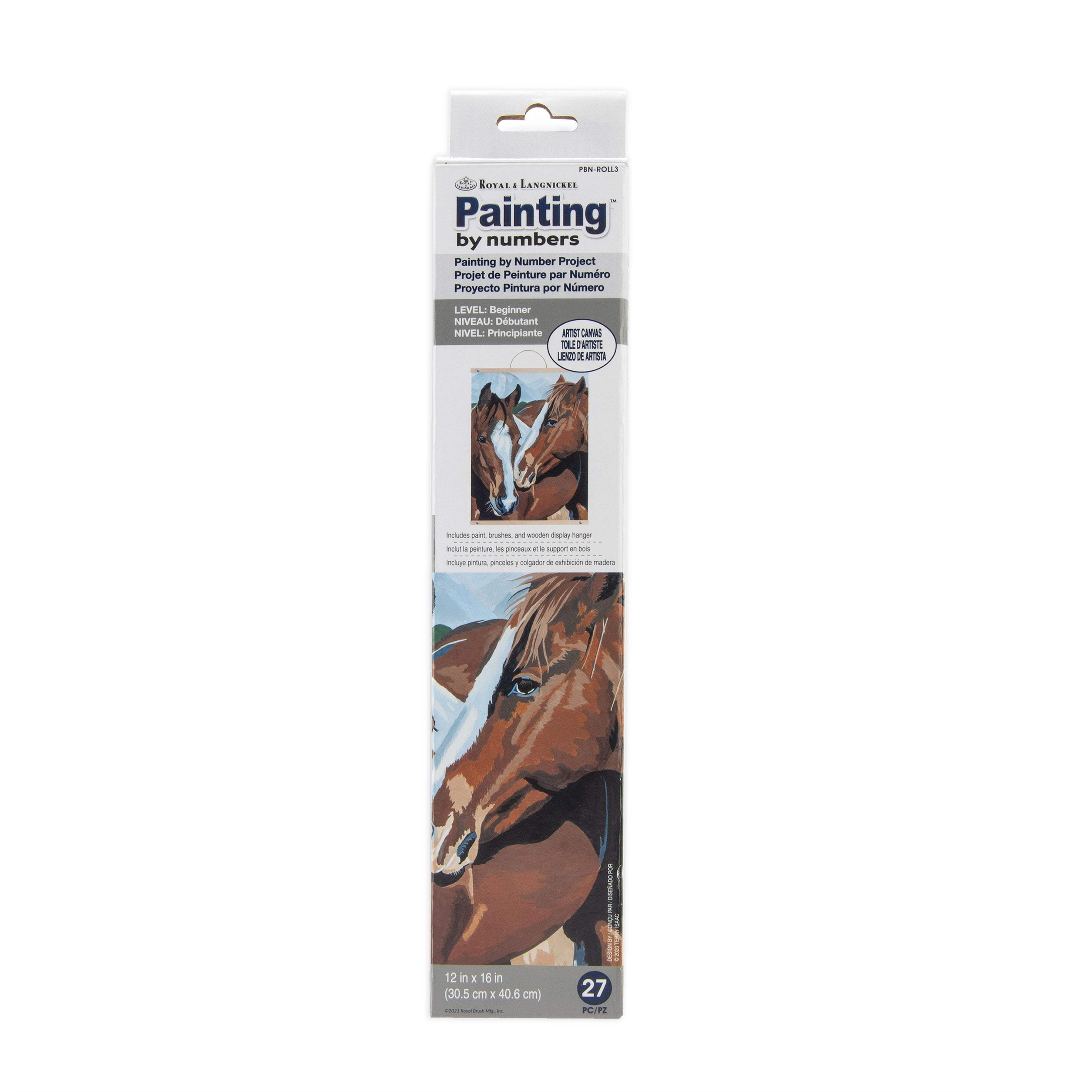 Royal & Langnickel Painting by numbers™ 27pc 12" x 16" Making Friends ...