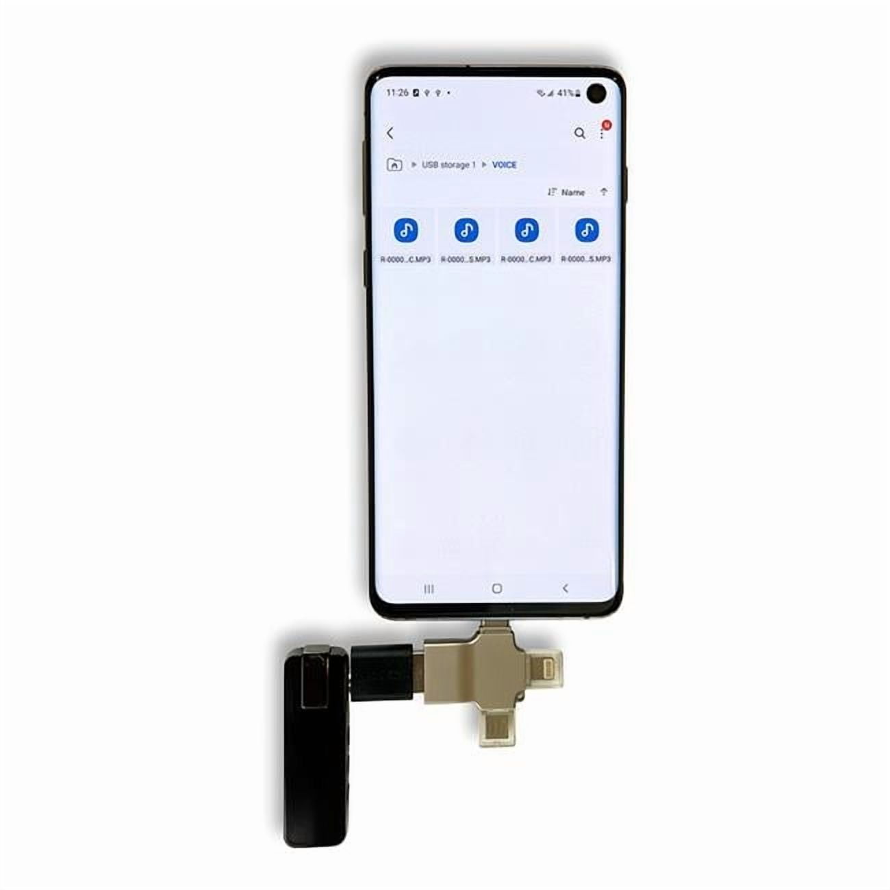 PBN-TEC PBN-K-ULTRA-STD 8GB Ultra Tiny Wearable Audio Recorder with ...