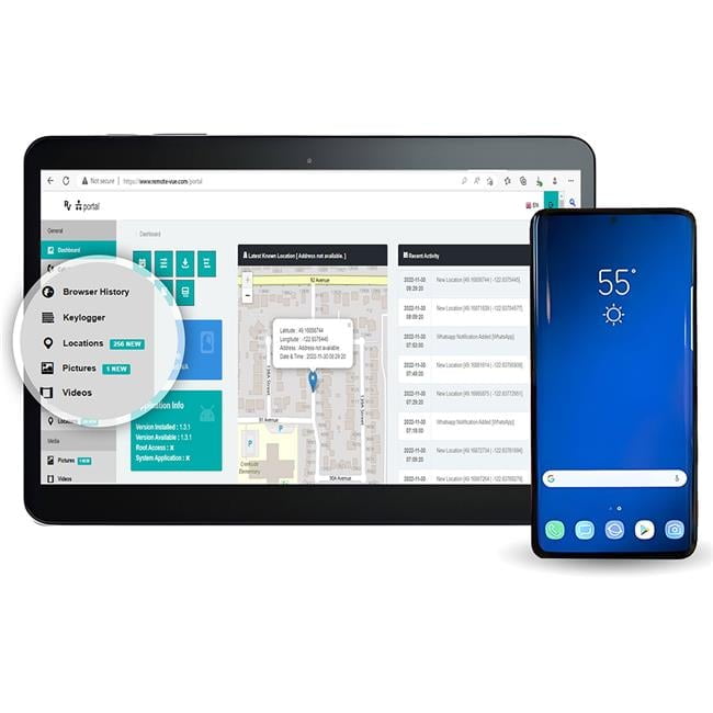 PBN-TEC PBN-RV 1 Year Remote-Vue Android Parental Monitoring Software ...