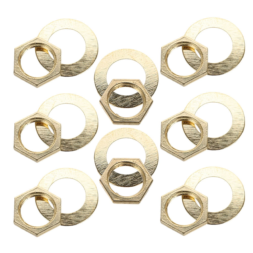 PBPBOX 1Set Clock Nuts and Washers Replacement Kit Metal Accessories ...