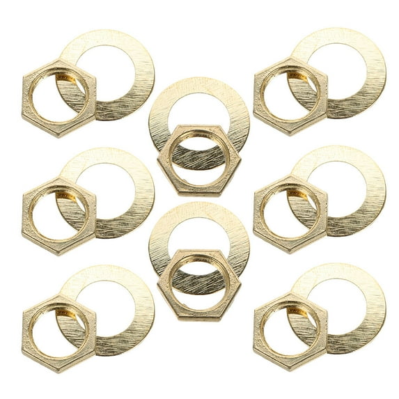 PBPBOX 1Set Clock Nuts and Washers Replacement Kit Metal Accessories ...