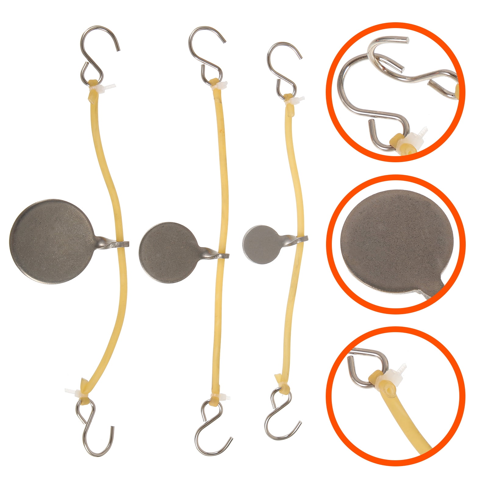 PBPBOX 1 Set Durable Practicing Targets with Band for Outdoor Shooting ...
