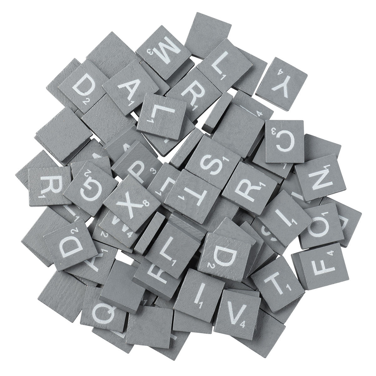 PBPBOX 1 Set Grey Letter Tiles for Baby Name Alphabet Game for ...