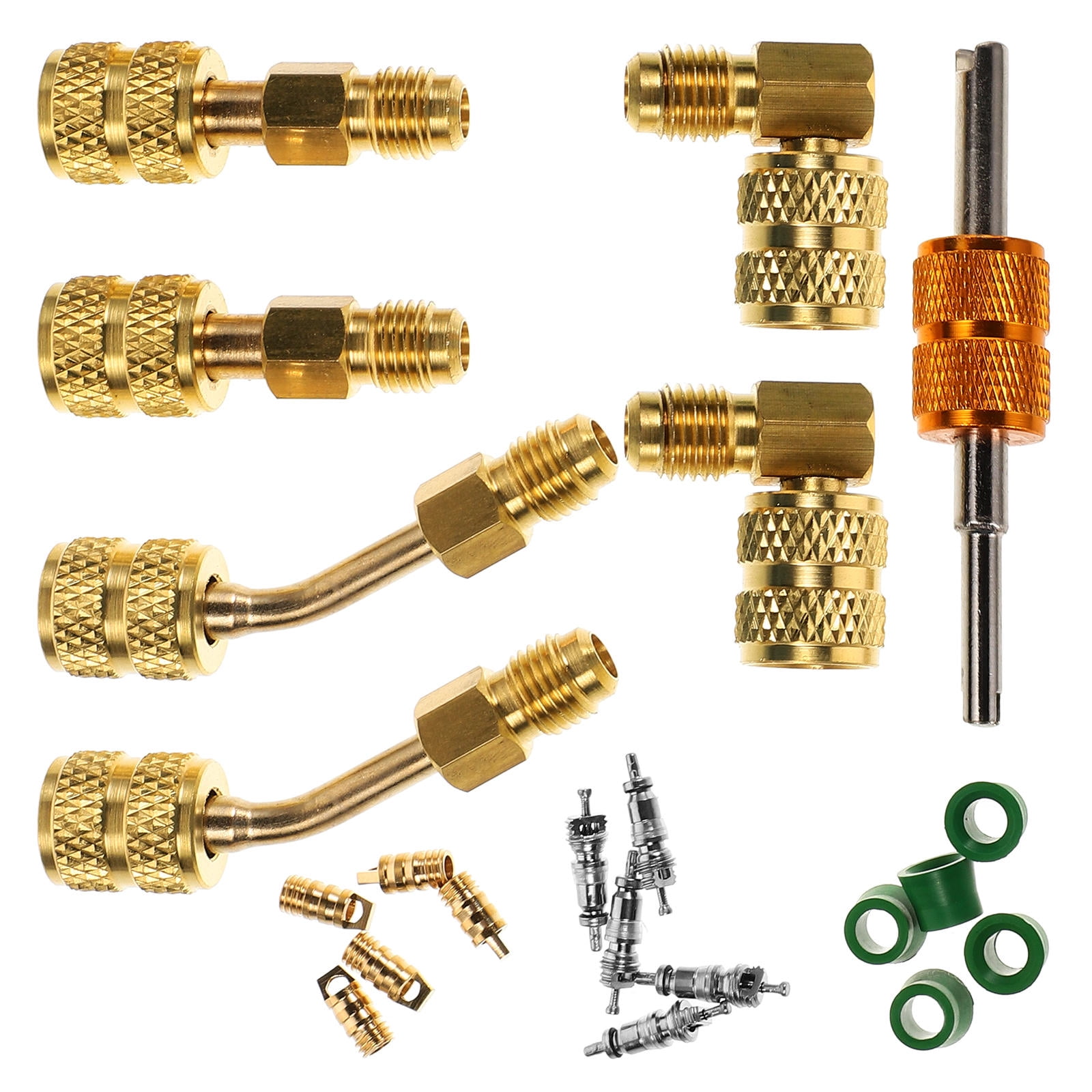 PBPBOX 1 Set Mini Split Adapter Kit Copper Alloy Refrigeration Tools ...