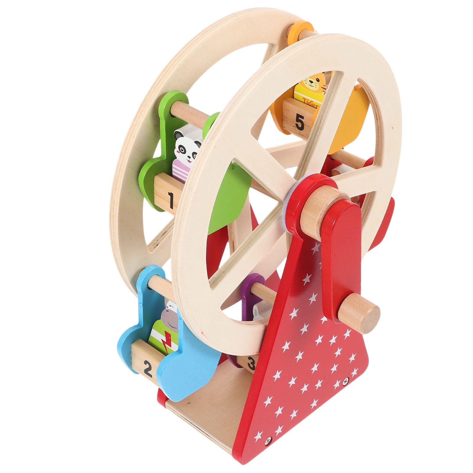 PBPBOX 1 Set Rotating Heavenly Wheel Wood Rotating Toy for ...