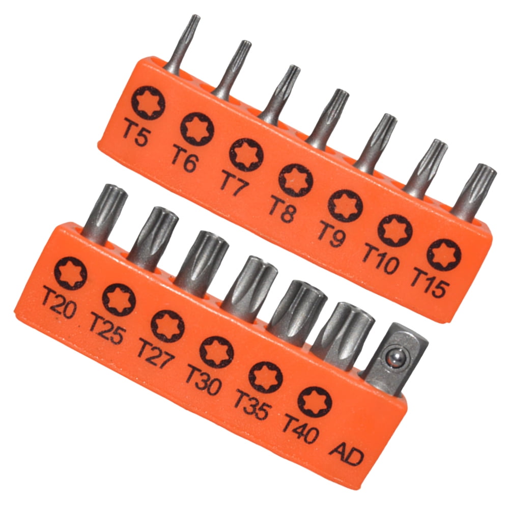 PBPBOX 1 Set Steel Tamper Star Bit Head Screwdriver Bits for Automotive ...