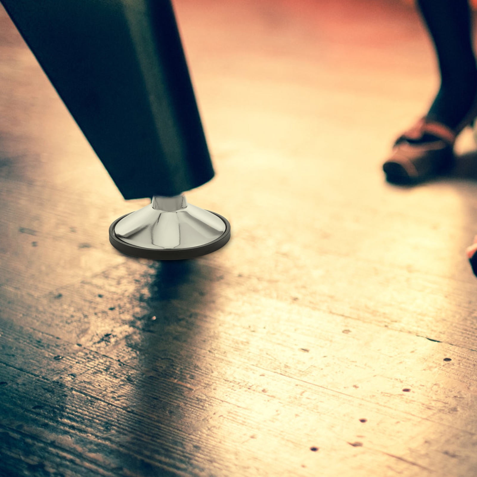 PBPBOX 1 Set Table Leg Adjustable Feet Silver Plastic Metal Prevent ...