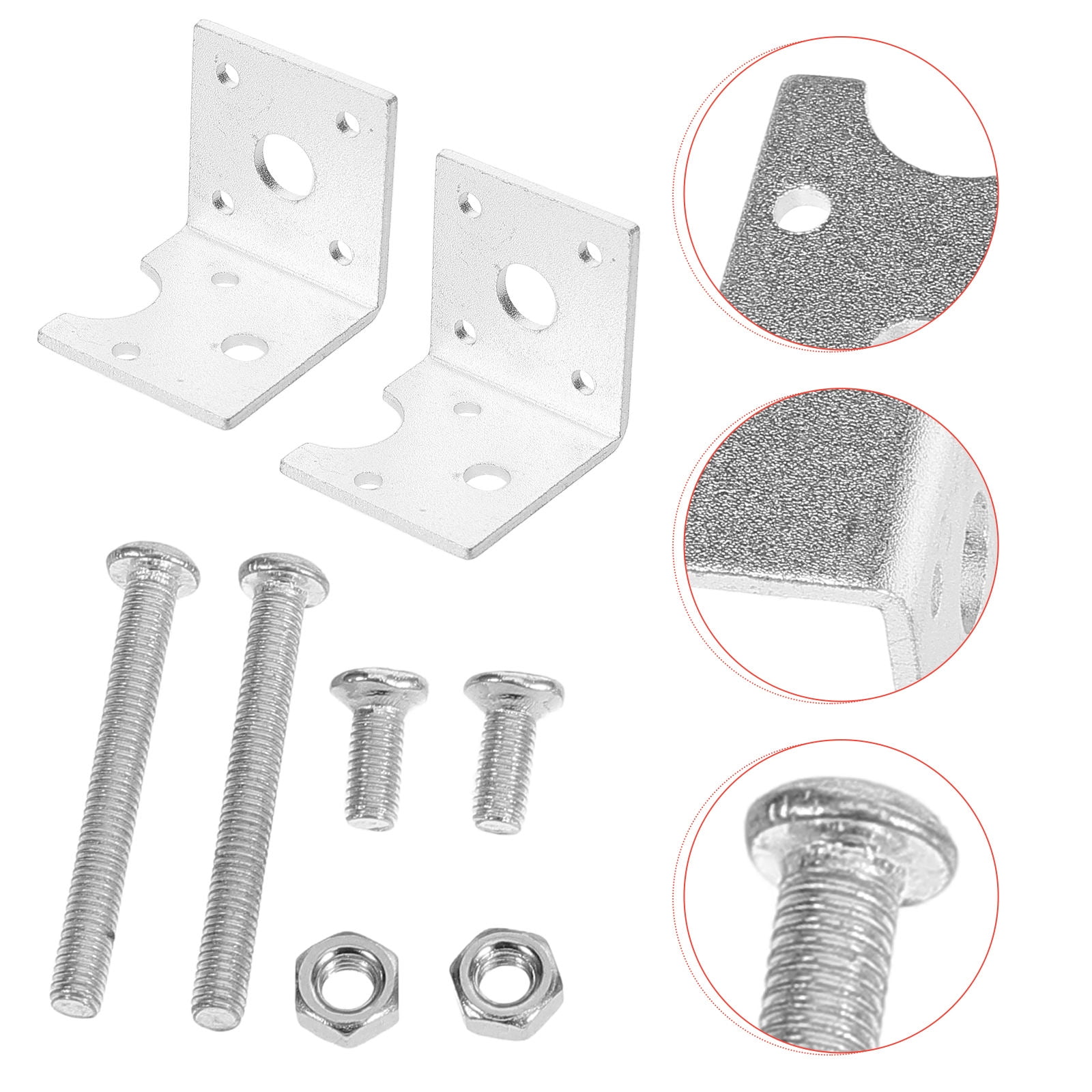 PBPBOX 1 Set U-Shaped Motor Bracket Silver Alloy Boat Motor Bracket ...