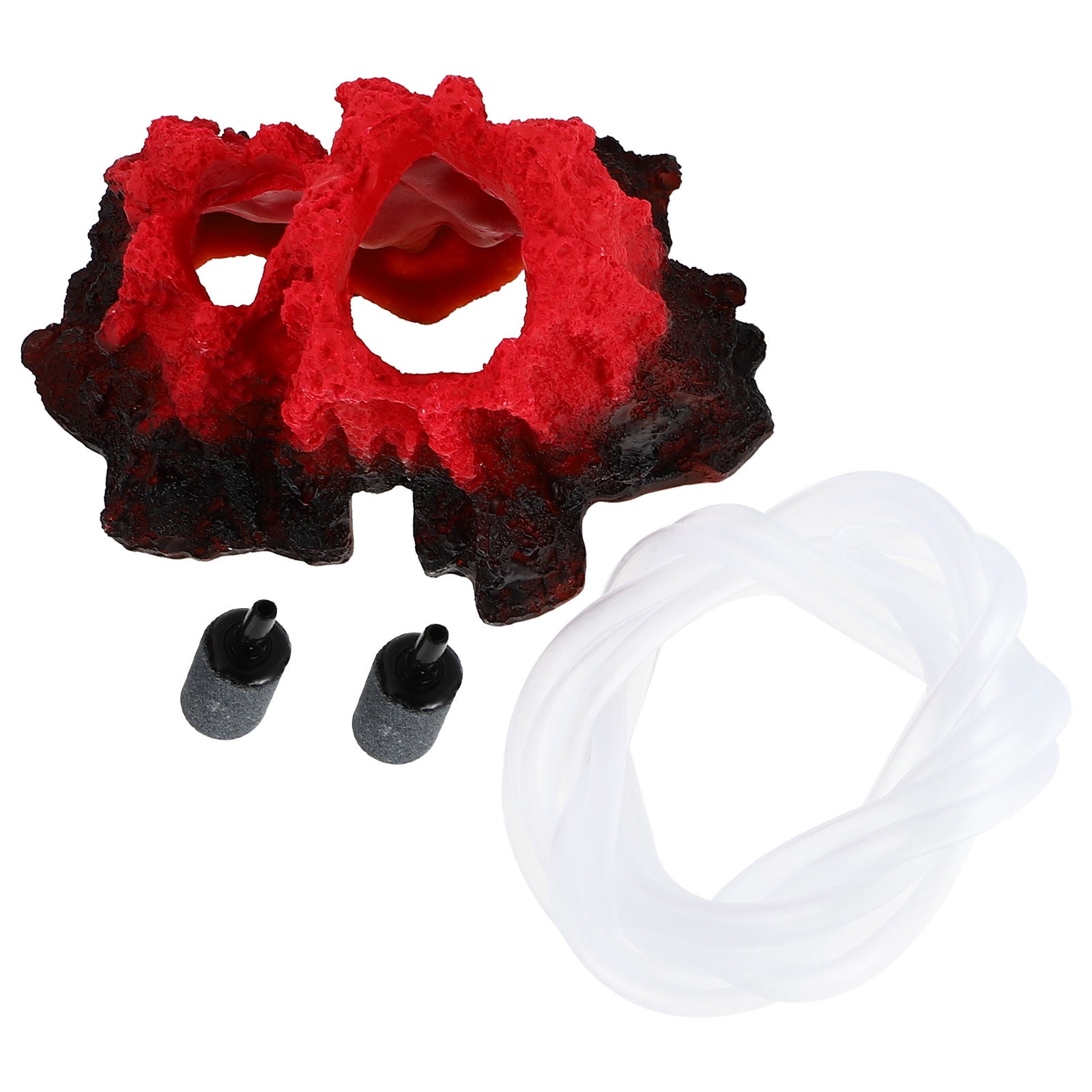 PBPBOX 1 Set of Fish Tank Decorations Volcano Artificial Volcano Stone ...