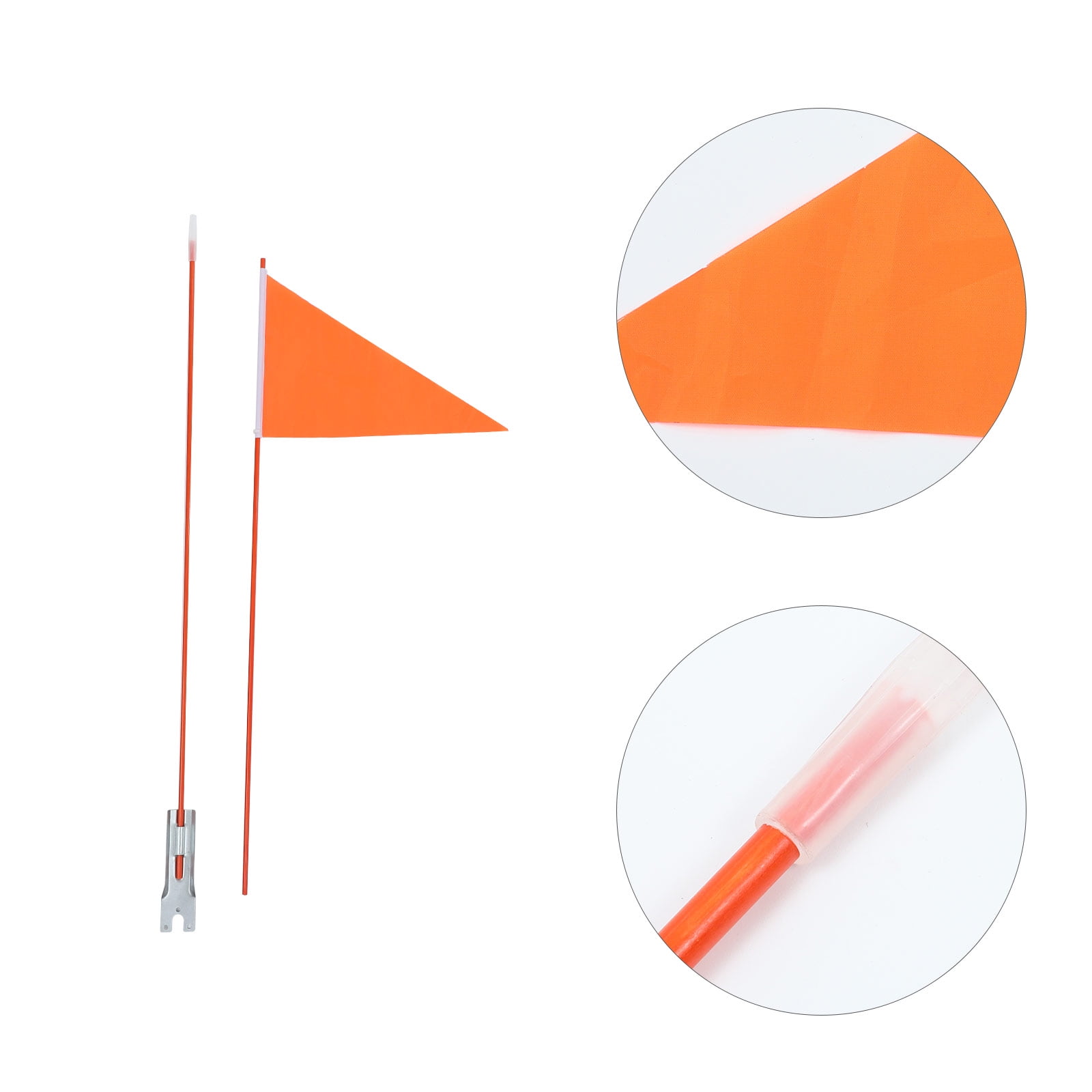 PBPBOX 1 Set of High Visibility Safety Flag Bicycle Safety Flag Plastic ...