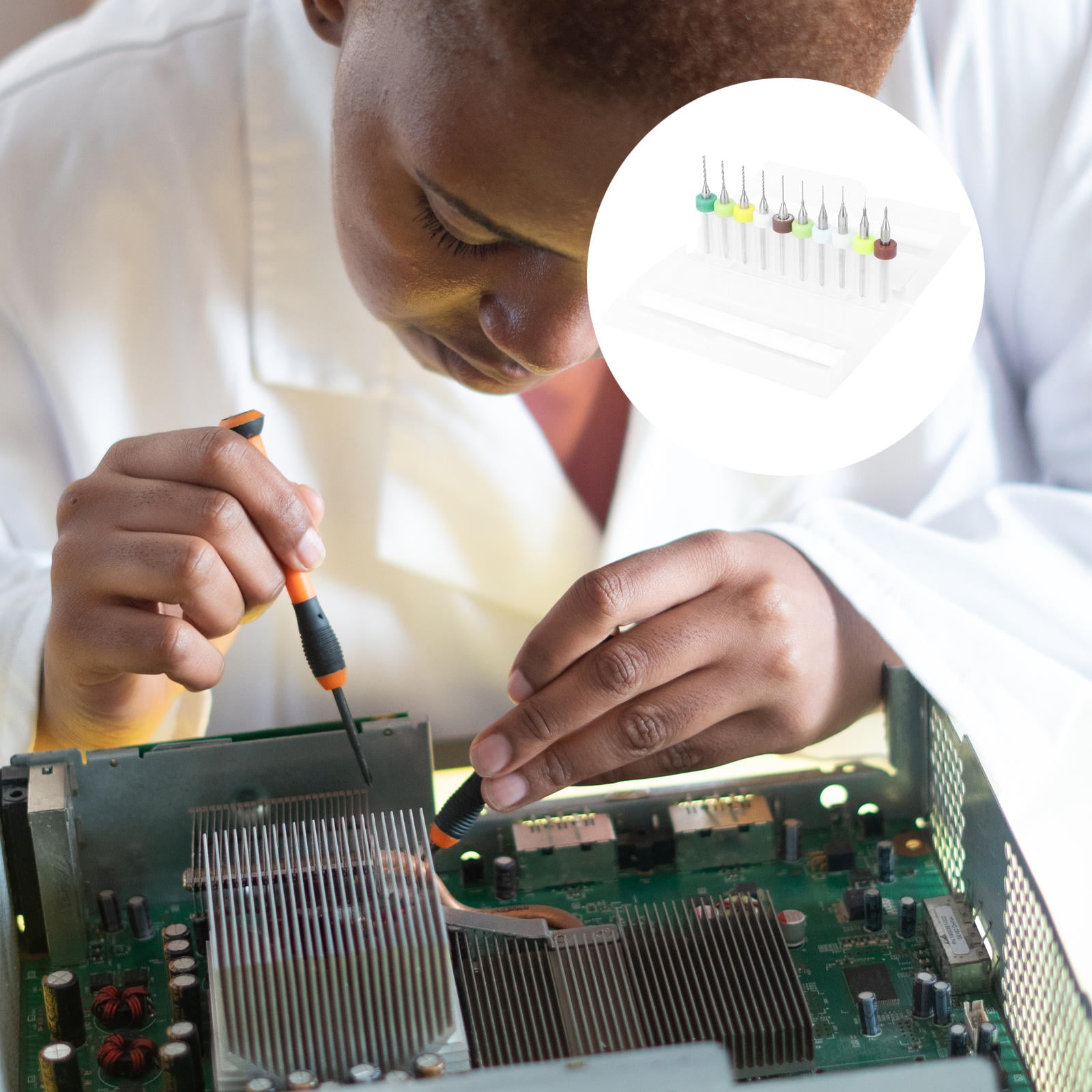 PBPBOX 10 PCS Set Efficient Circuit Board Drill Bits Multi Color for ...