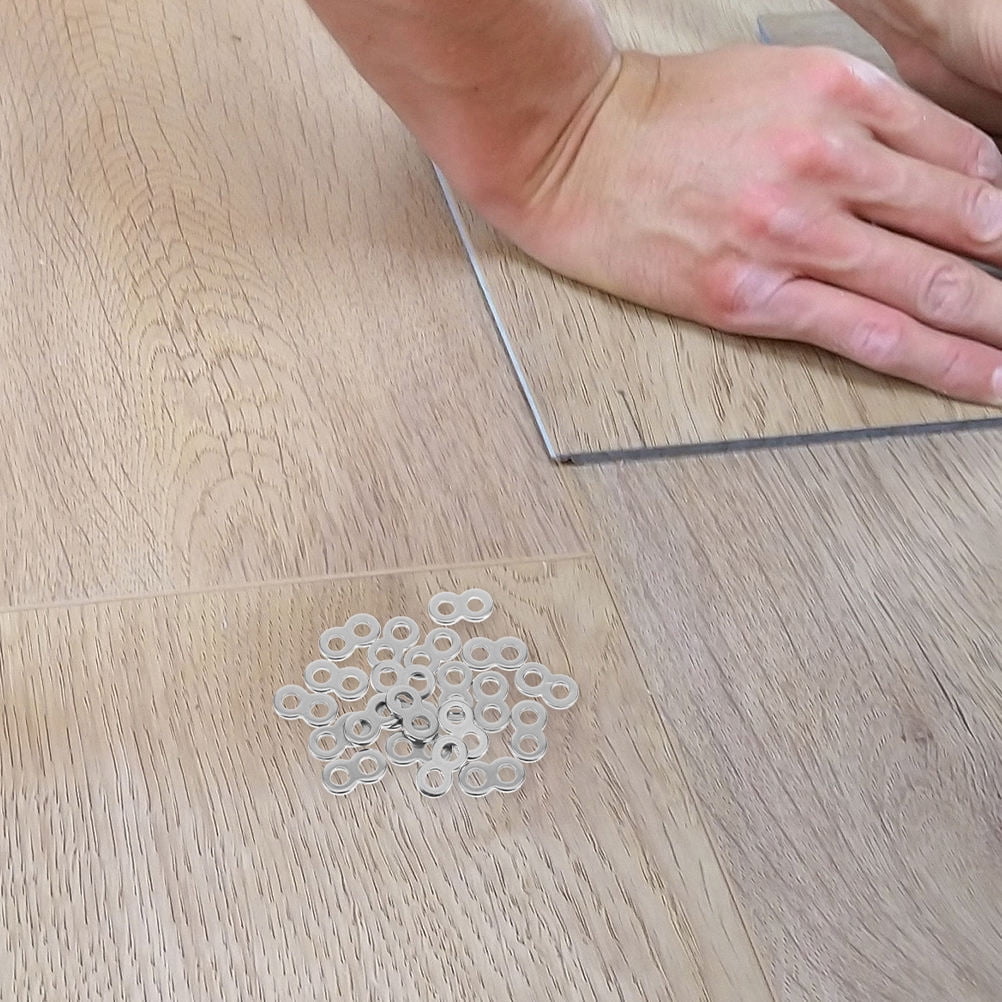 PBPBOX Tabletop Fasteners Silver 100Set 0.43X0.24X0.05In Stainless ...